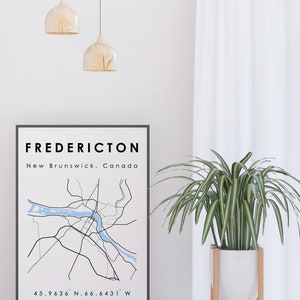 Fredericton NB Map | Fredericton New Brunswick Digital Map ...