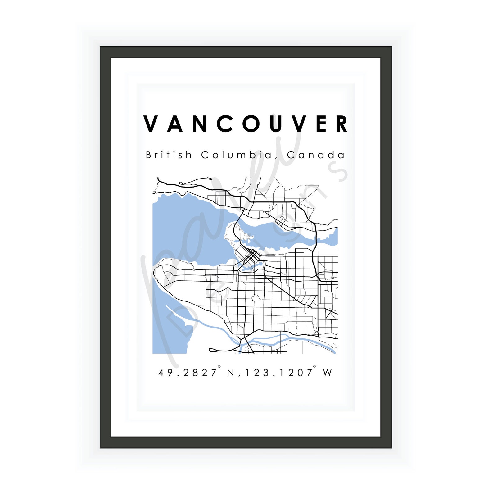 Vancouver BC Map | Vancouver British Columbia Digital Map ...