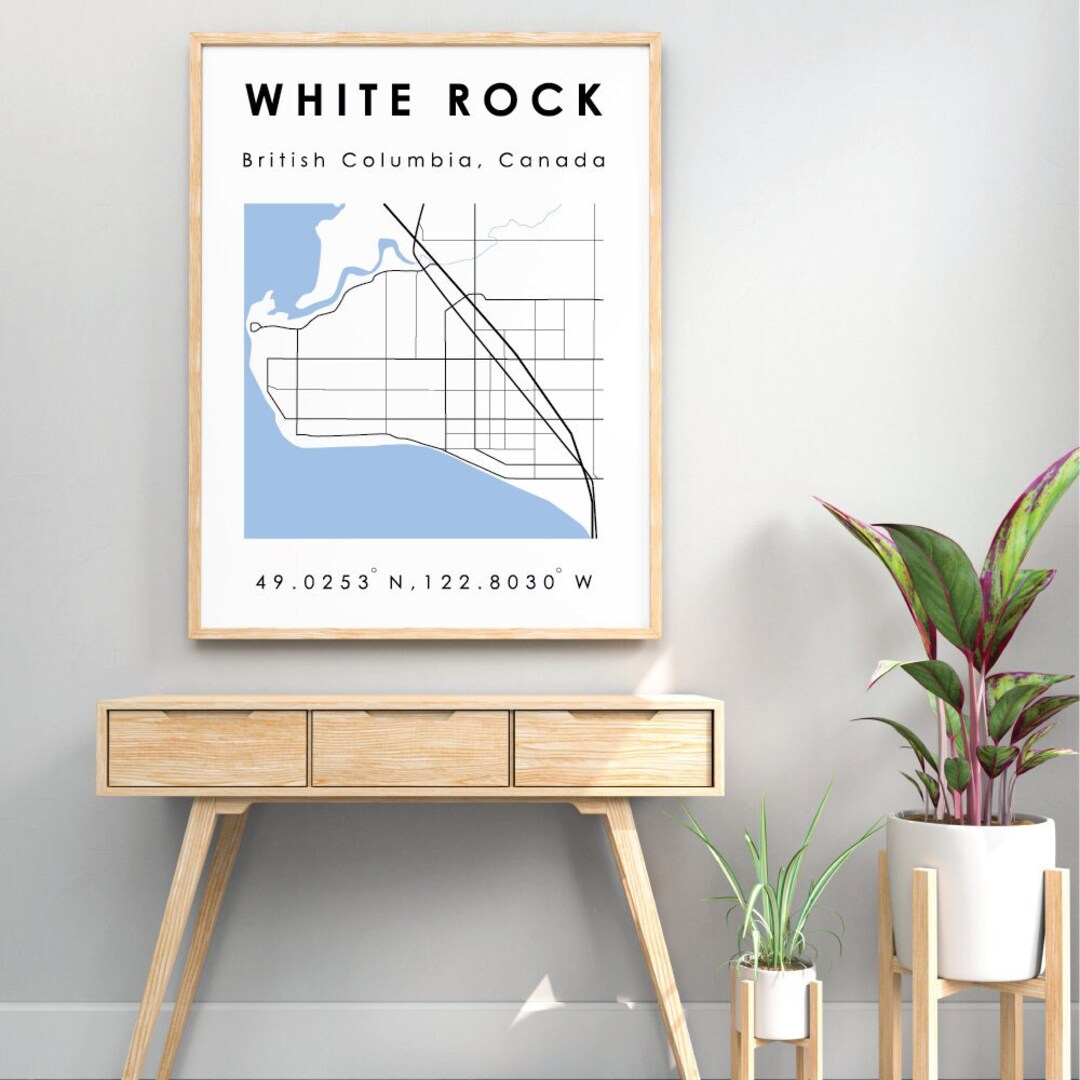 White Rock BC Map | White Rock British Columbia Digital Map ...