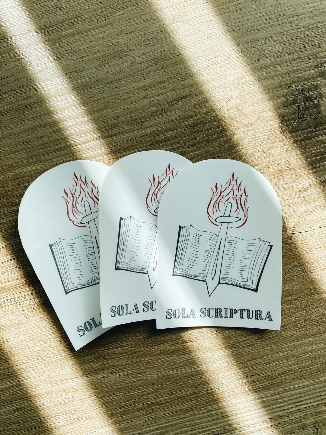 Sola Scriptura 5 Solas Sticker - 3 Inch Waterproof Sticker (decal) for ...
