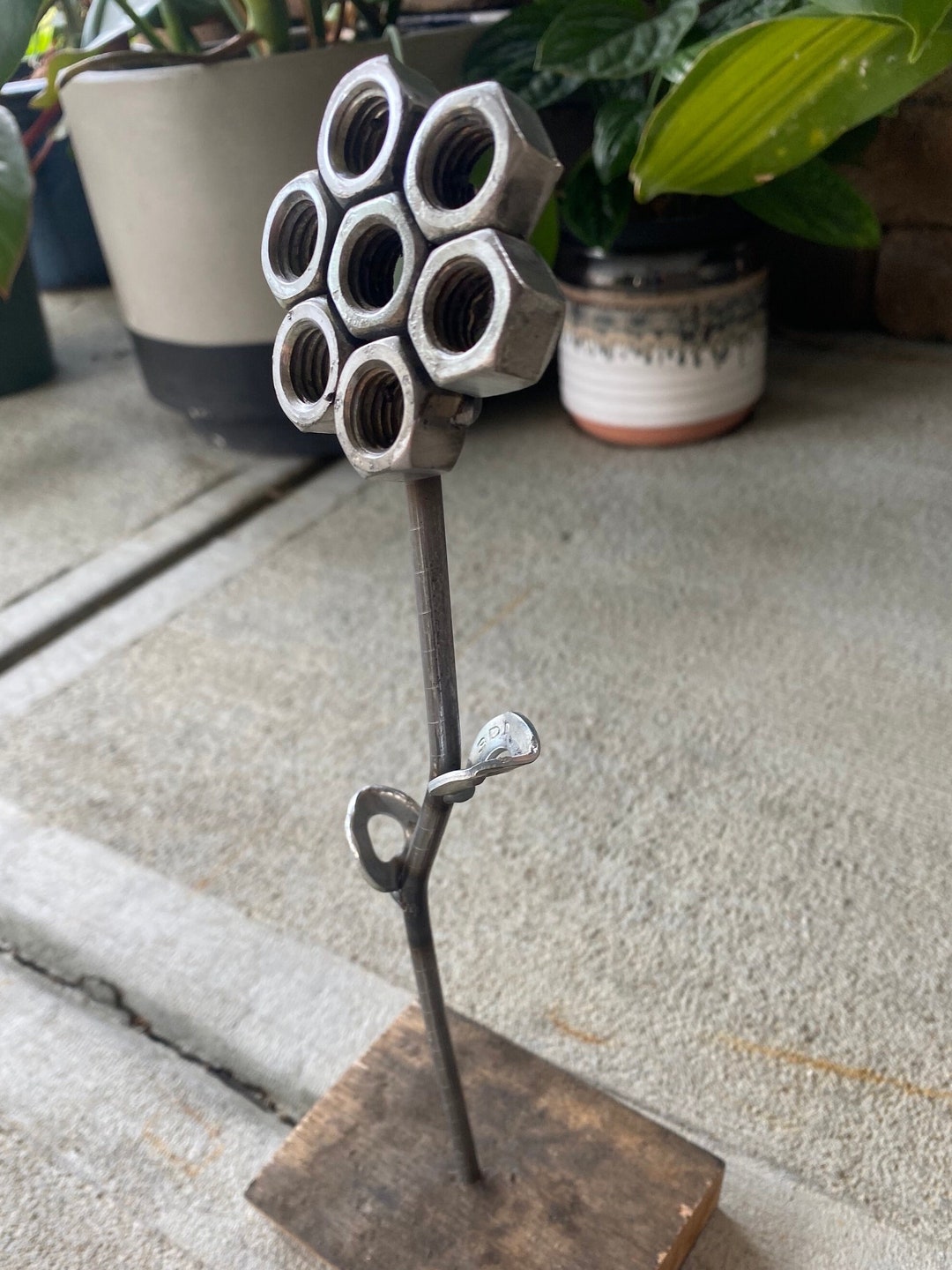 Metal Flower Welded Art - Etsy