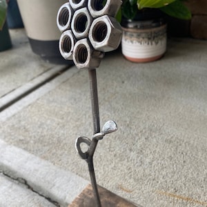 Metal Flower Welded Art - Etsy