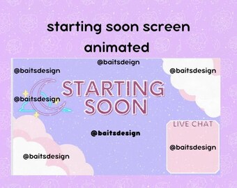 Spooky Animated Starting Soon Screen - Etsy