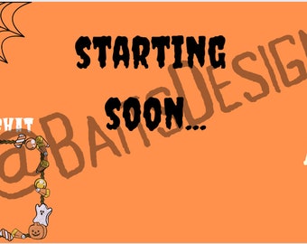 Spooky Animated Starting Soon Screen - Etsy