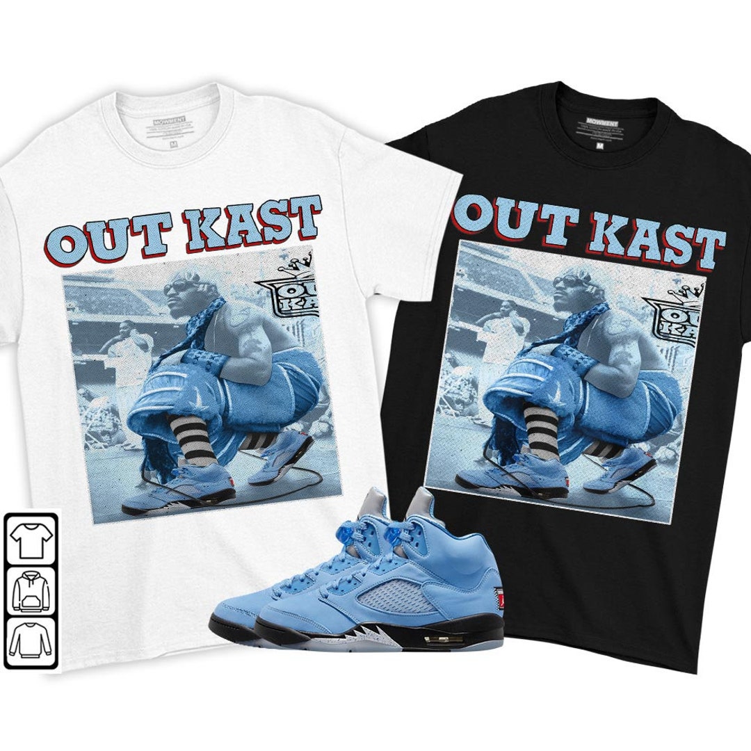 Outkast JD Unisex Sneaker Shirt Match Retro University Blue 5s - Etsy