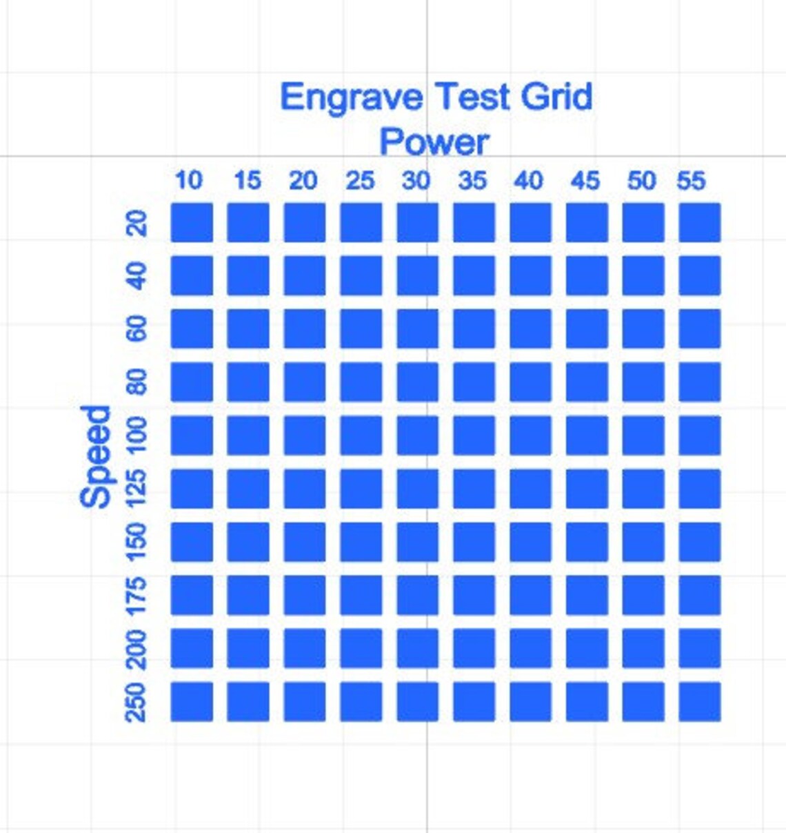 Xtool P2 Test Grid - Etsy