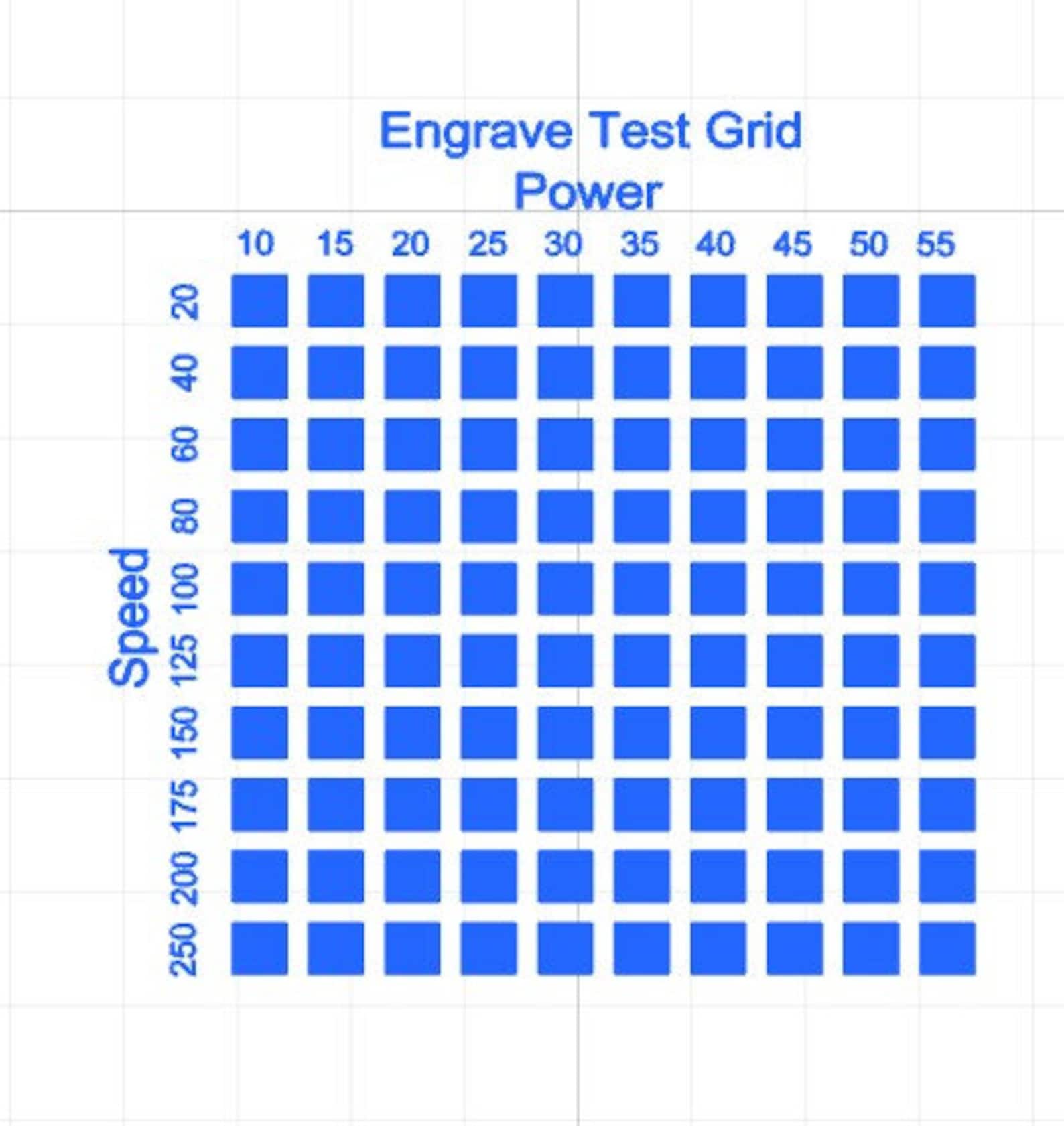 Xtool P2 Test Grid - Etsy
