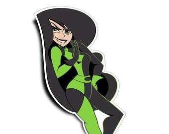 Kim Possible Shego Sticker - Etsy