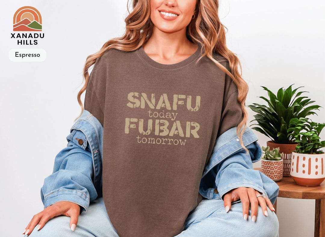SNAFU FUBAR Military Humor T-shirt: Distressed Veteran Tee - Etsy