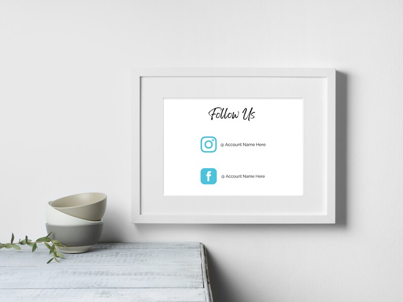 Vacation Rental Signs PRINTABLE BUNDLE Blue Beach House Theme Minimal ...