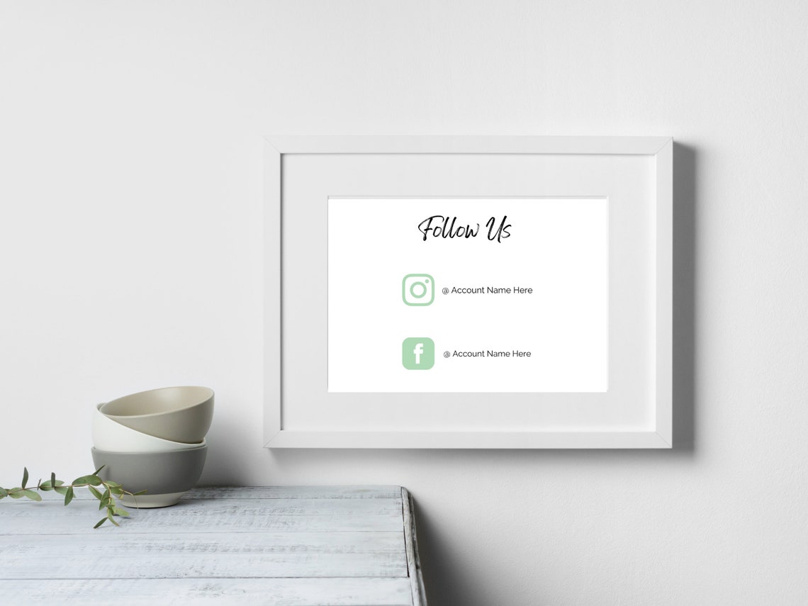 Vacation Rental Signs PRINTABLE BUNDLE Fresh Green Modern Signage House ...