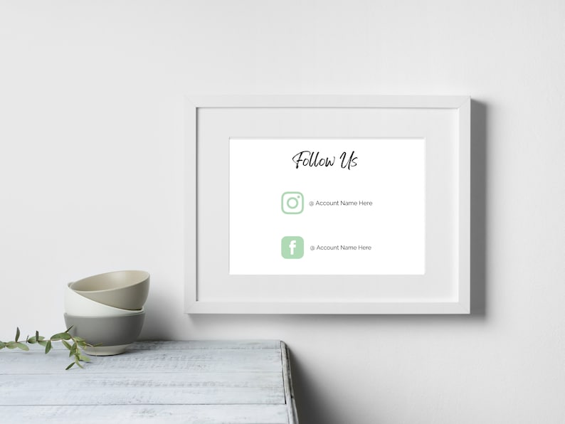Vacation Rental Signs PRINTABLE BUNDLE Fresh Green Modern Signage House ...