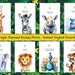 Digital Download Safari Nursery Prints Positive Affirmations Cute ...