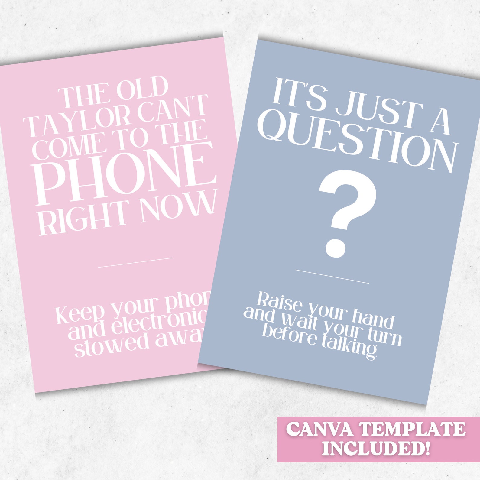 Swifty Classroom Rule Poster Decor Taylor Swift Inspired Classroom ...