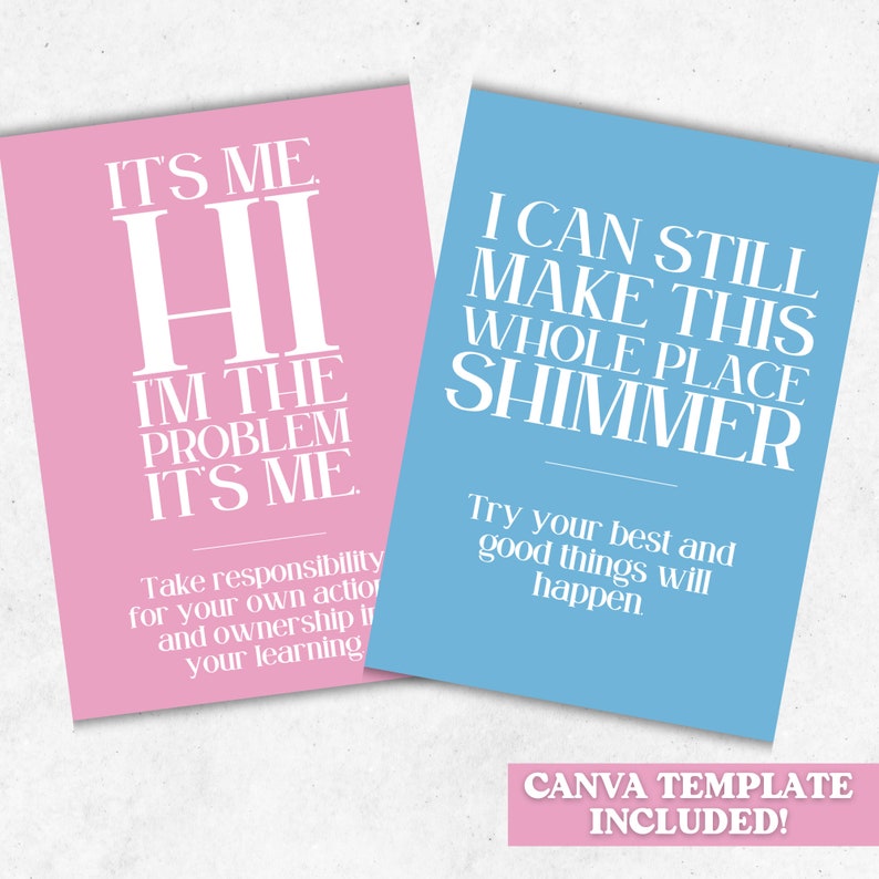 Swifty Classroom Rule Poster Decor Taylor Swift Inspired Classroom ...