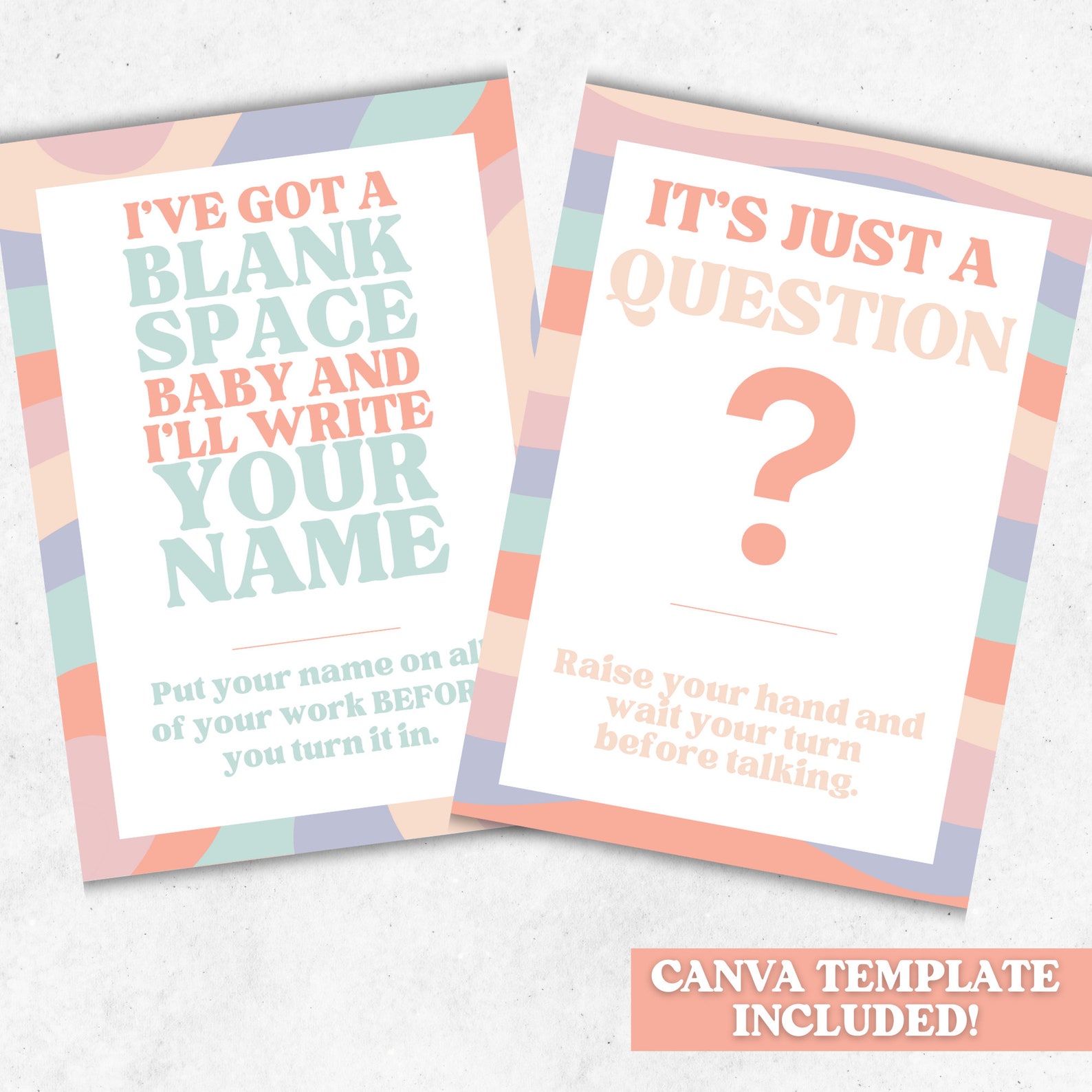 Swifty Classroom Rule Poster Decor Taylor Swift Inspired Classroom ...