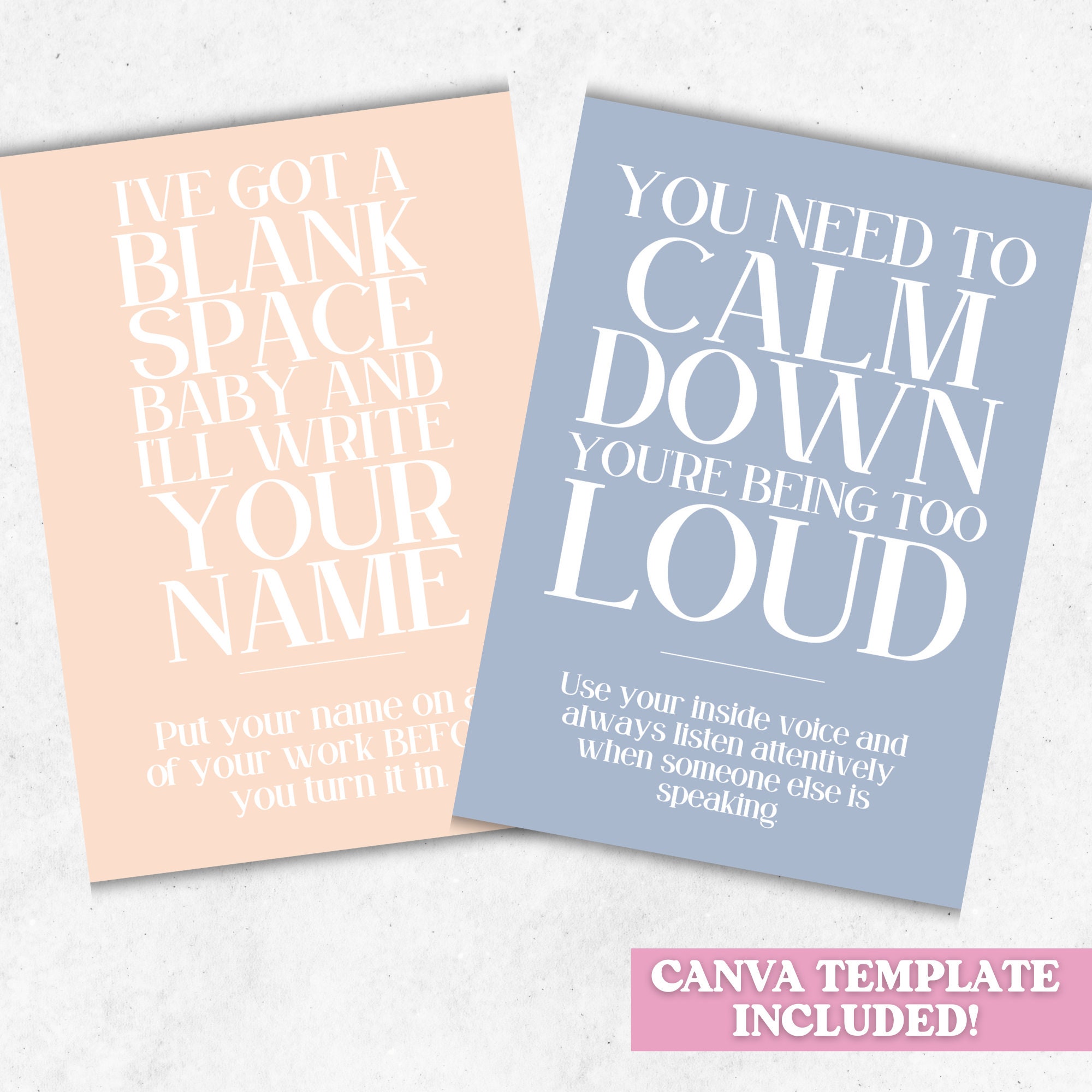 Swifty Classroom Rule Poster Decor Taylor Swift Inspired Classroom ...