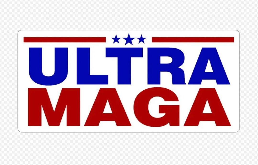 ULTRA MAGA Sticker Trump Joe Biden 2024 Vinyl Sticker - Etsy