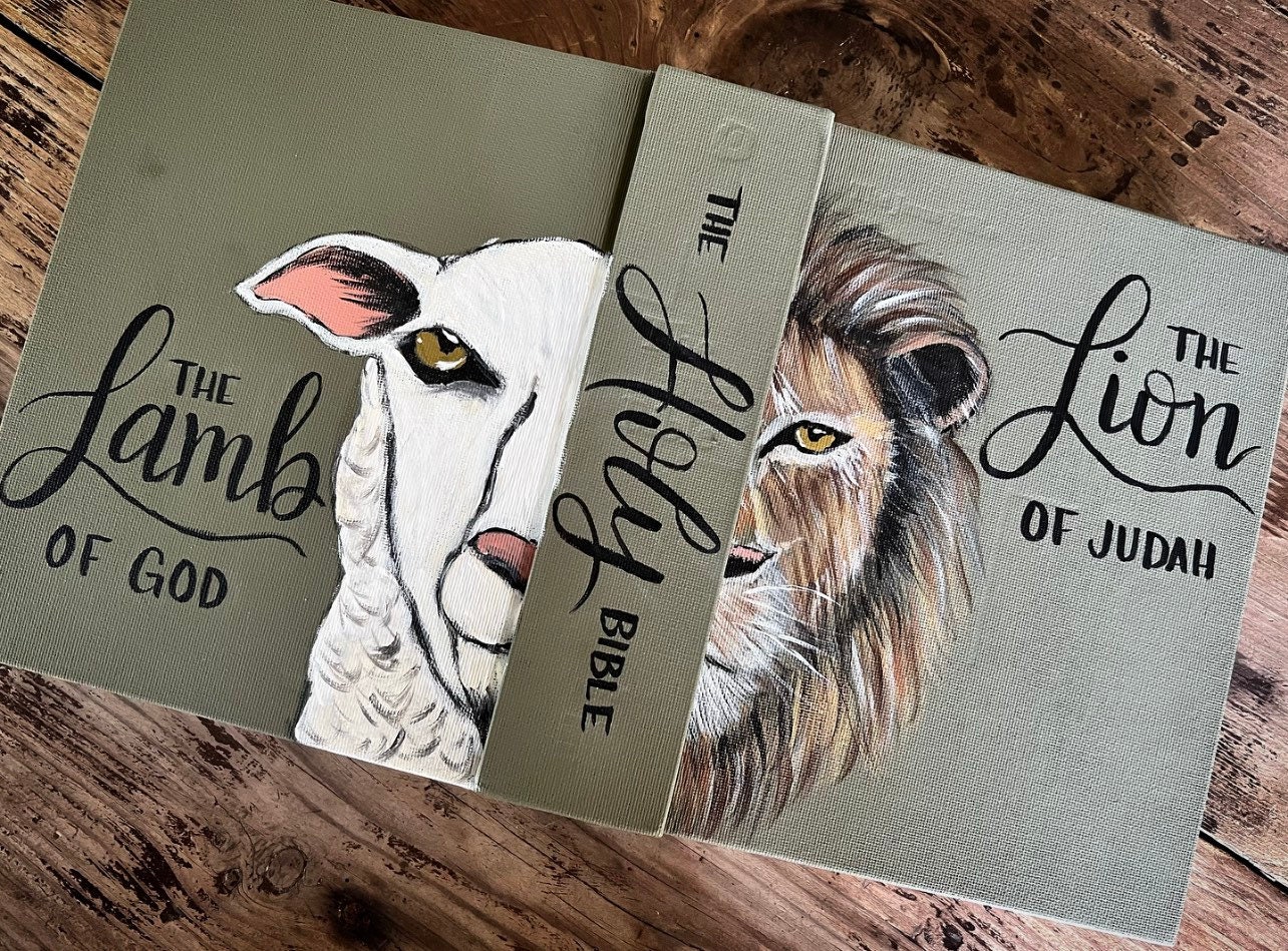 Hand Painted Bibles - Etsy