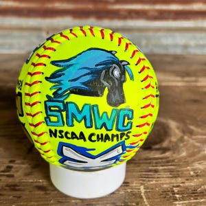 Hand Painted Softball Baseball Sports Memorabilia - Etsy