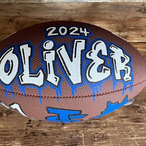 Hand Painted Football Sports Memorabilia - Etsy