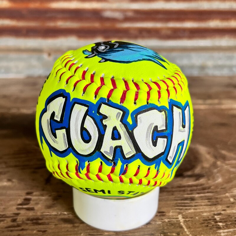 Painted Baseball - Etsy