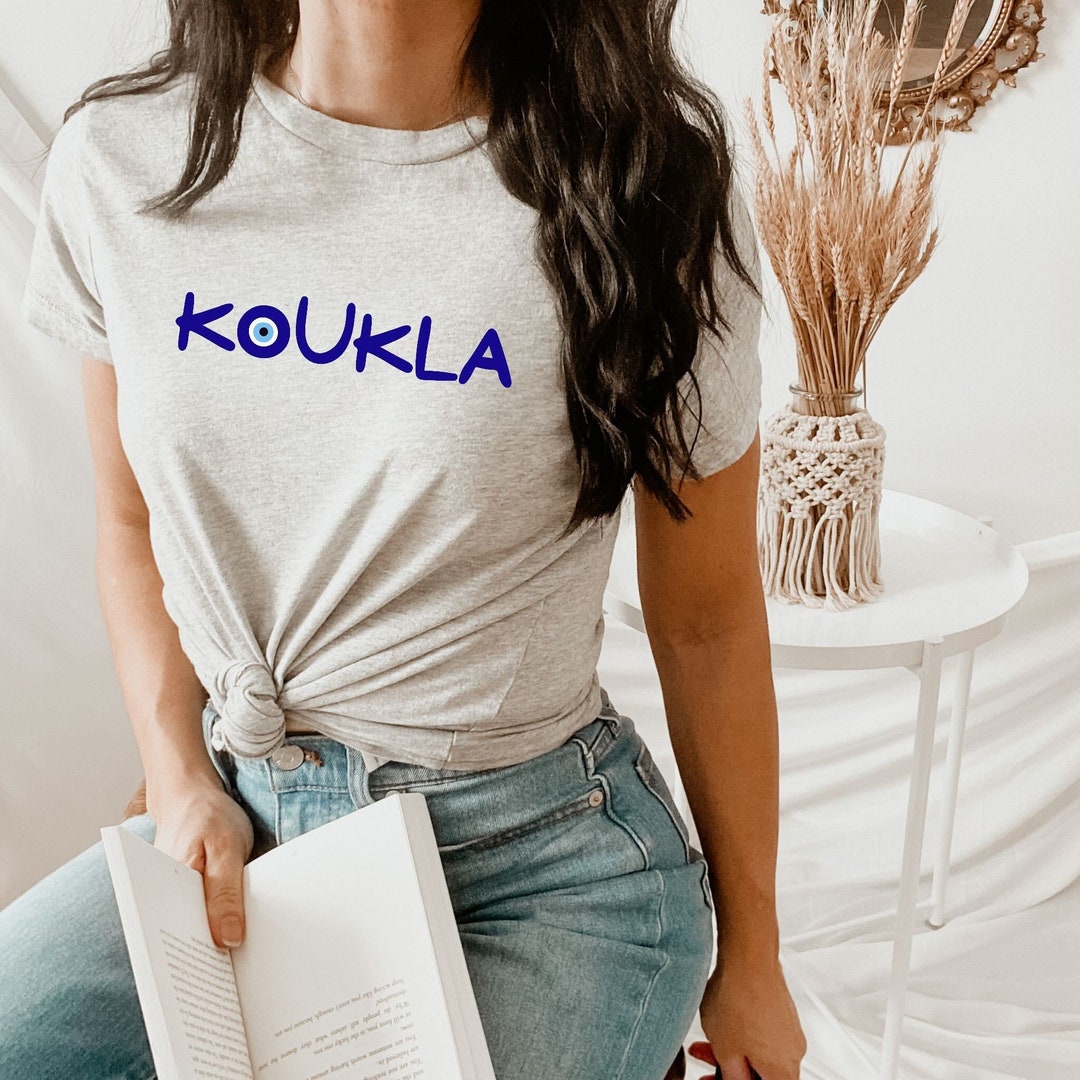 Koukla, Koukla Shirt, Greek Mati, Greek Evil Eye, Evil Eye Shirt, Evil Eye Clothing, Greek Shirt ...