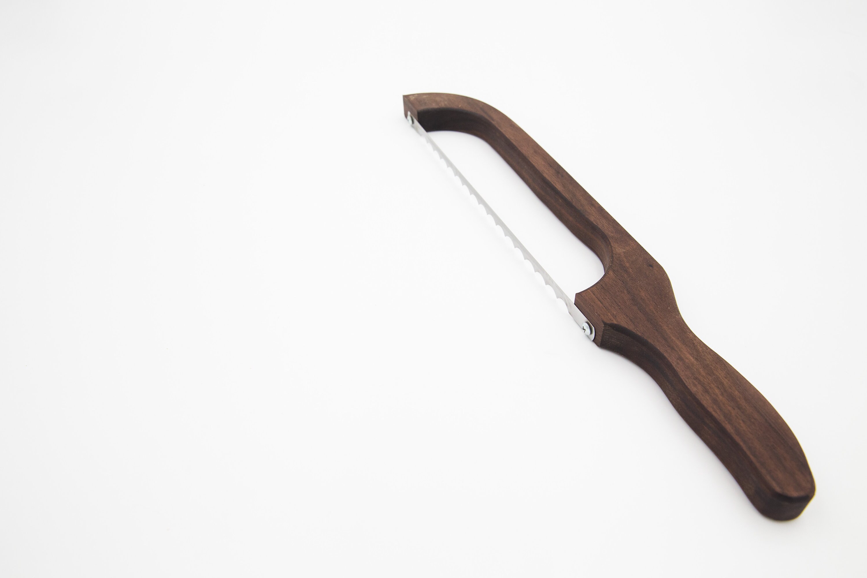 Bread Knife | Handmade Bow Knife | Black Walnut Bread Knife | Fiddle ...