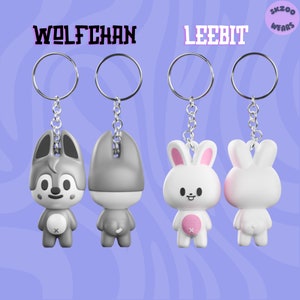Skzoo Keychain, Stray Kids Keychain, 3D Printed Keyring, Pilot Skzoo ...