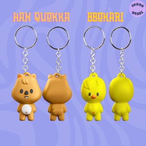 Skzoo Keychain, Stray Kids Keychain, 3D Printed Keyring, Pilot Skzoo ...