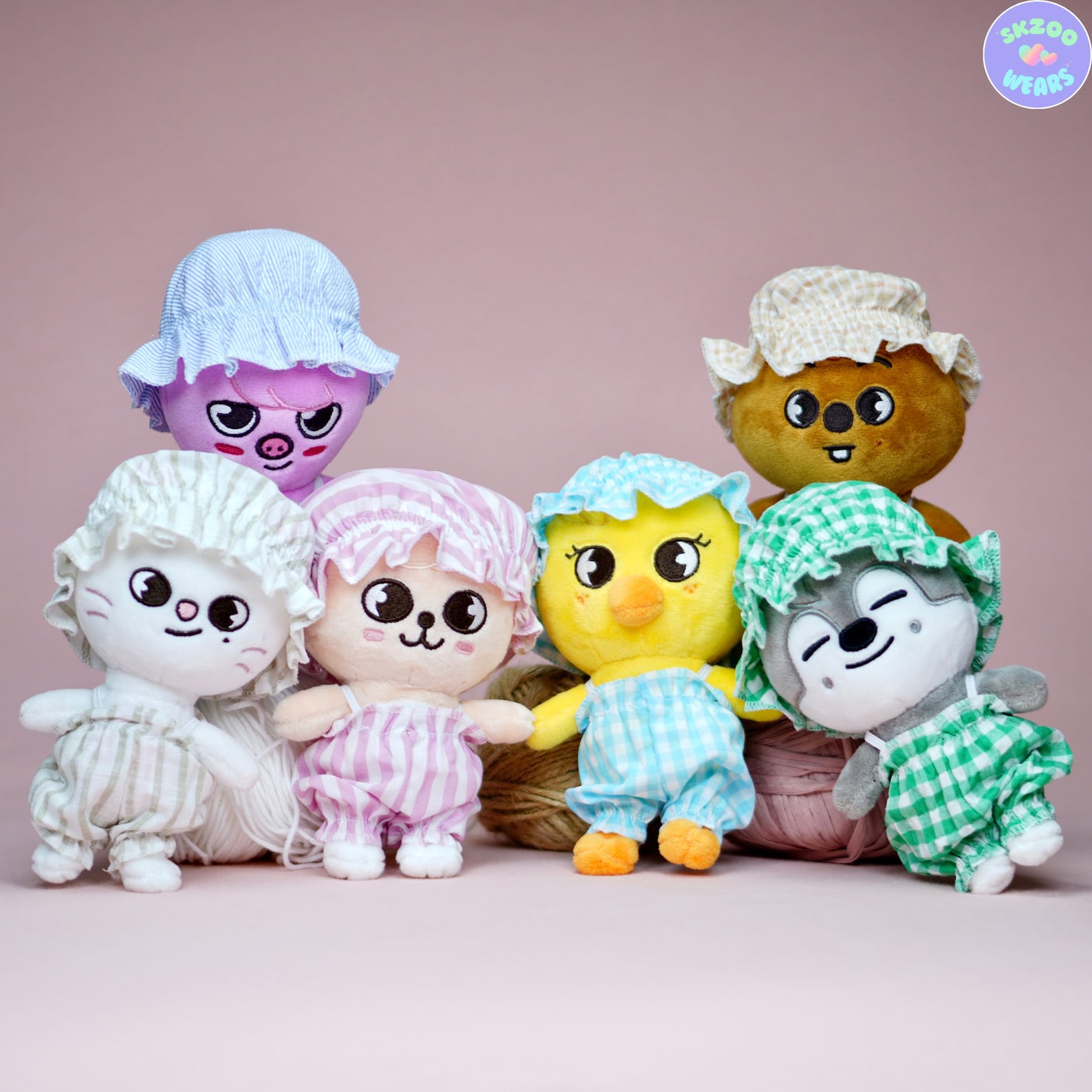 Mini Skzoo Clothes, Stray Kids Doll Outfits, Hat and Onesie - Etsy