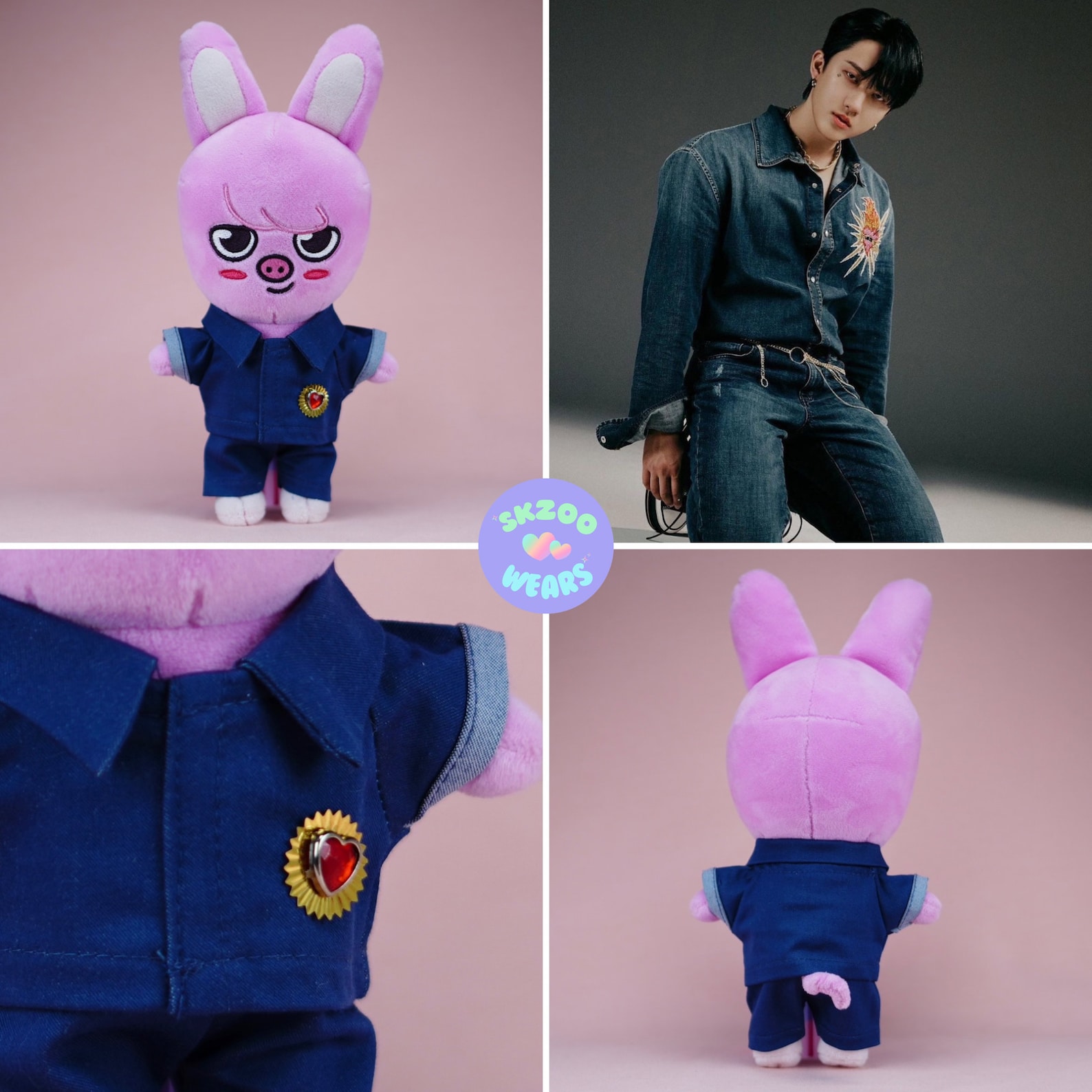 Maxident Stray Kids, OT8 Skzoo Outfits, Case 143 Skzoo Clothes - Etsy
