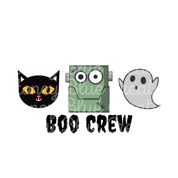 Boo Crew PNG Digital Download Halloween Fall JPEG - Etsy