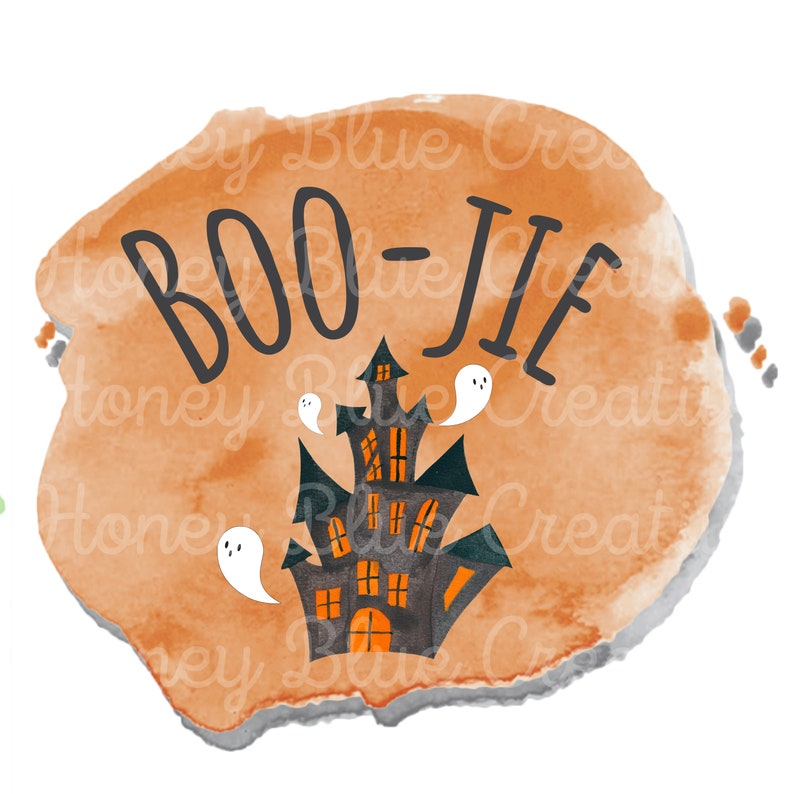 Boo-jie Haunted House Ghost PNG JPEG | Halloween | Digital Download ...