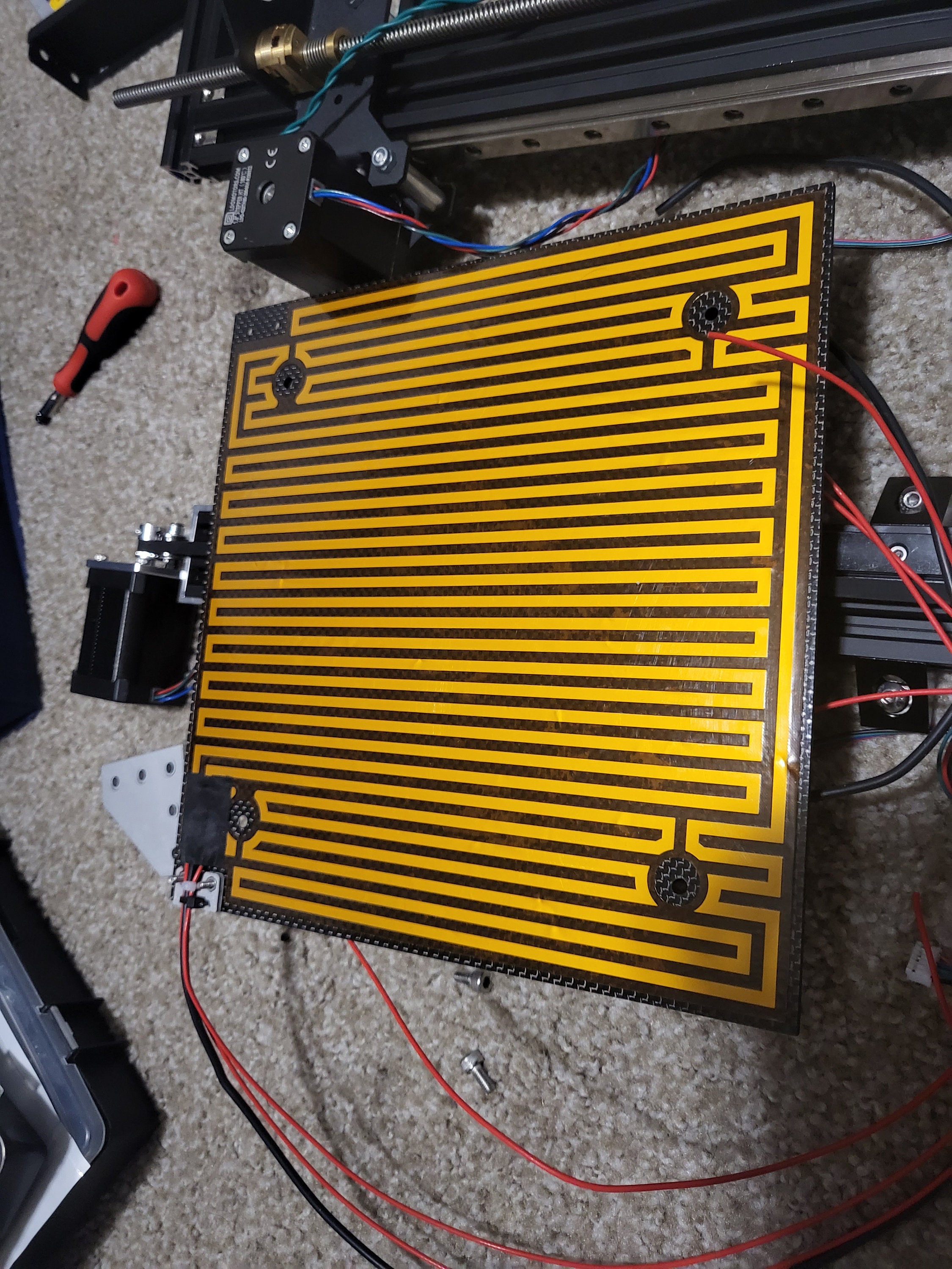 Jalopy/ender 3/LH Stinger 3D Printer - Lightweight Kapton Bed Heater - Etsy