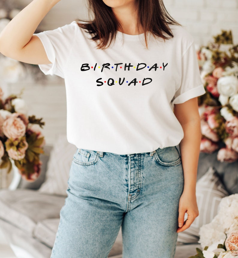 Birthday Squad Shirt Birthday Party Shirts Birthday Squad - Etsy