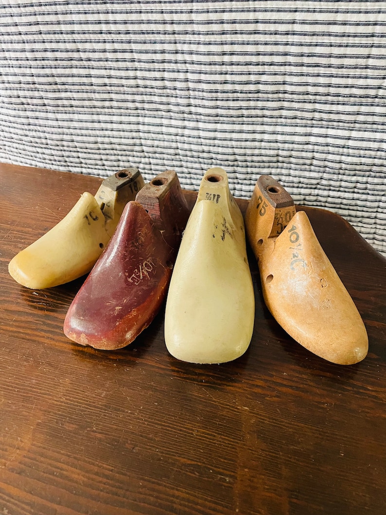 Four Antique / Vintage Wood Cobbler Molds for Children’s Shoes - Etsy