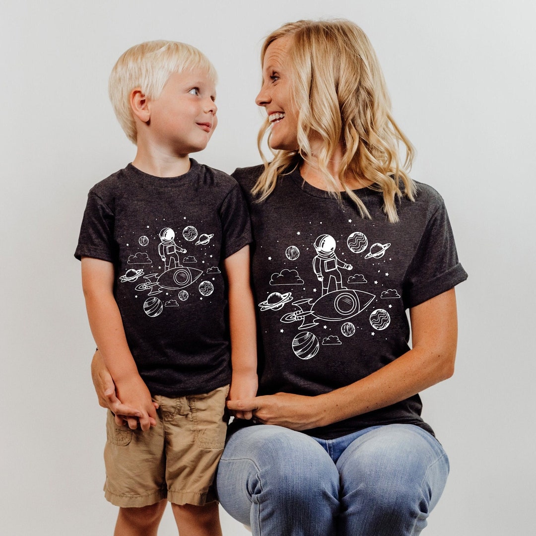 Kids Space Shirt, Cute Space Astronaut Tshirt, Astronaut T Shirt, Space ...