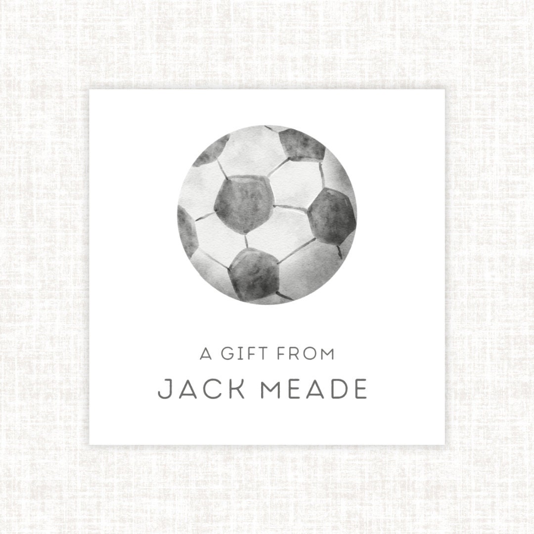 Personalized Soccer Enclosure Cards, Sports Enclosure Cards, Boy ...