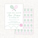 Game Set Match Pink Birthday Invitation, Preppy Tennis Party Invite ...