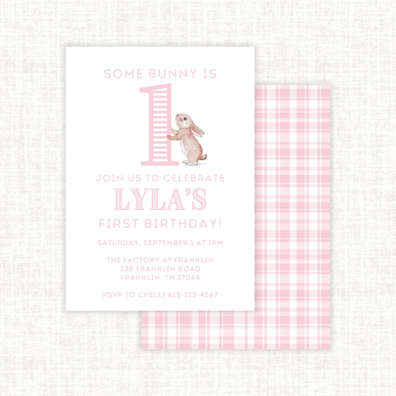 Bunny 1st Birthday - Etsy