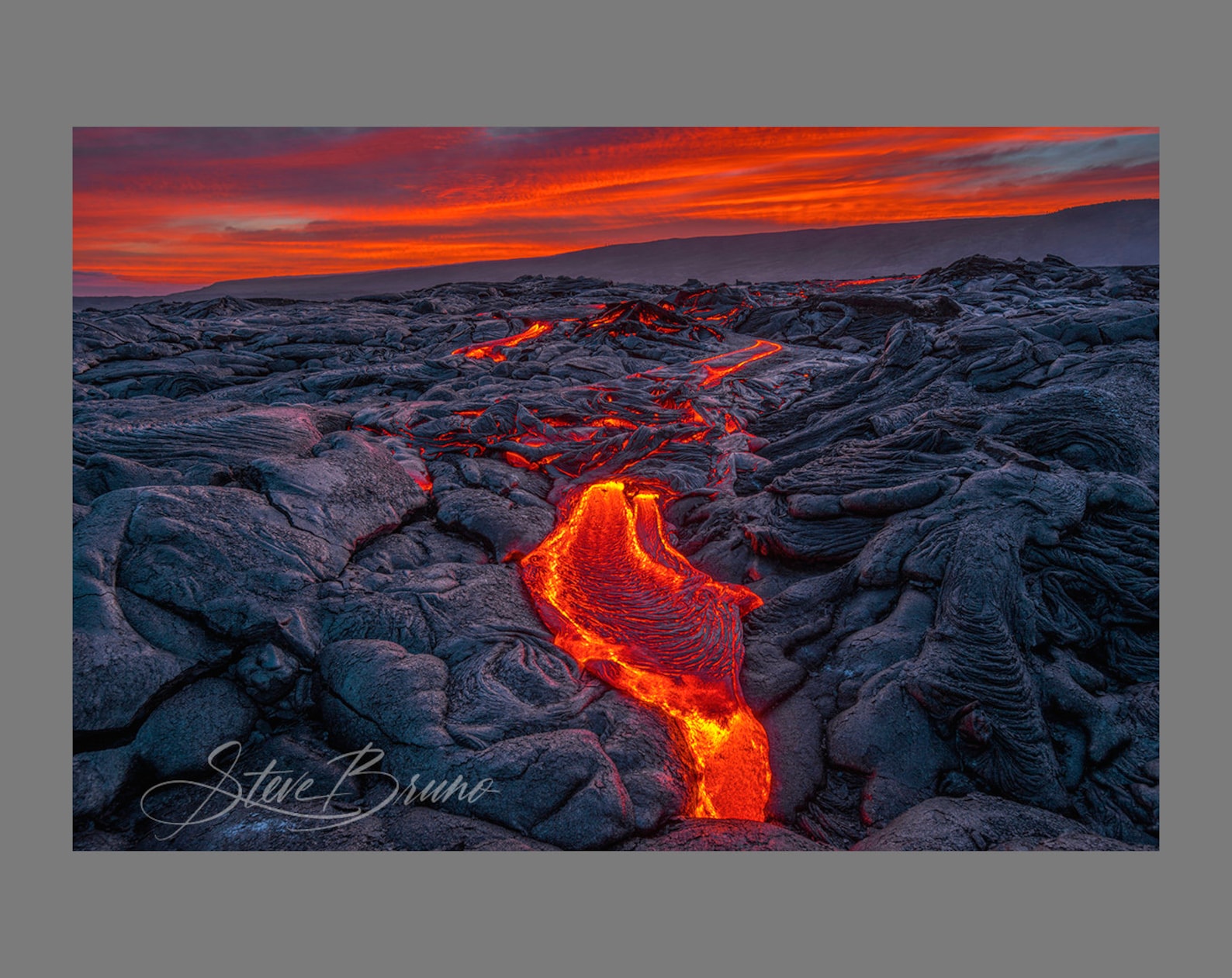 Lava Flow, Hawaii Volcanoes Fine Art Print, Lava Photography, Hawaii ...