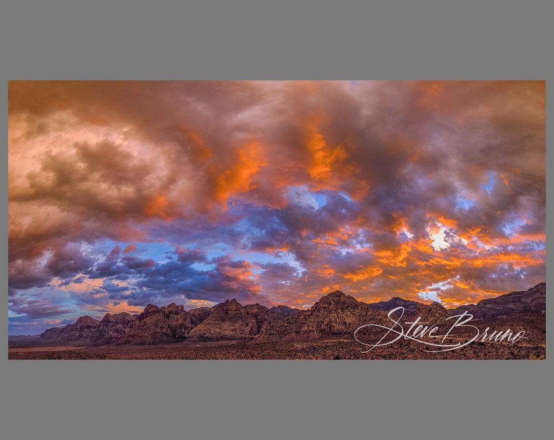 Sunset, Nevada Landscape Photography, Las Vegas Fine Art, Home Decor ...
