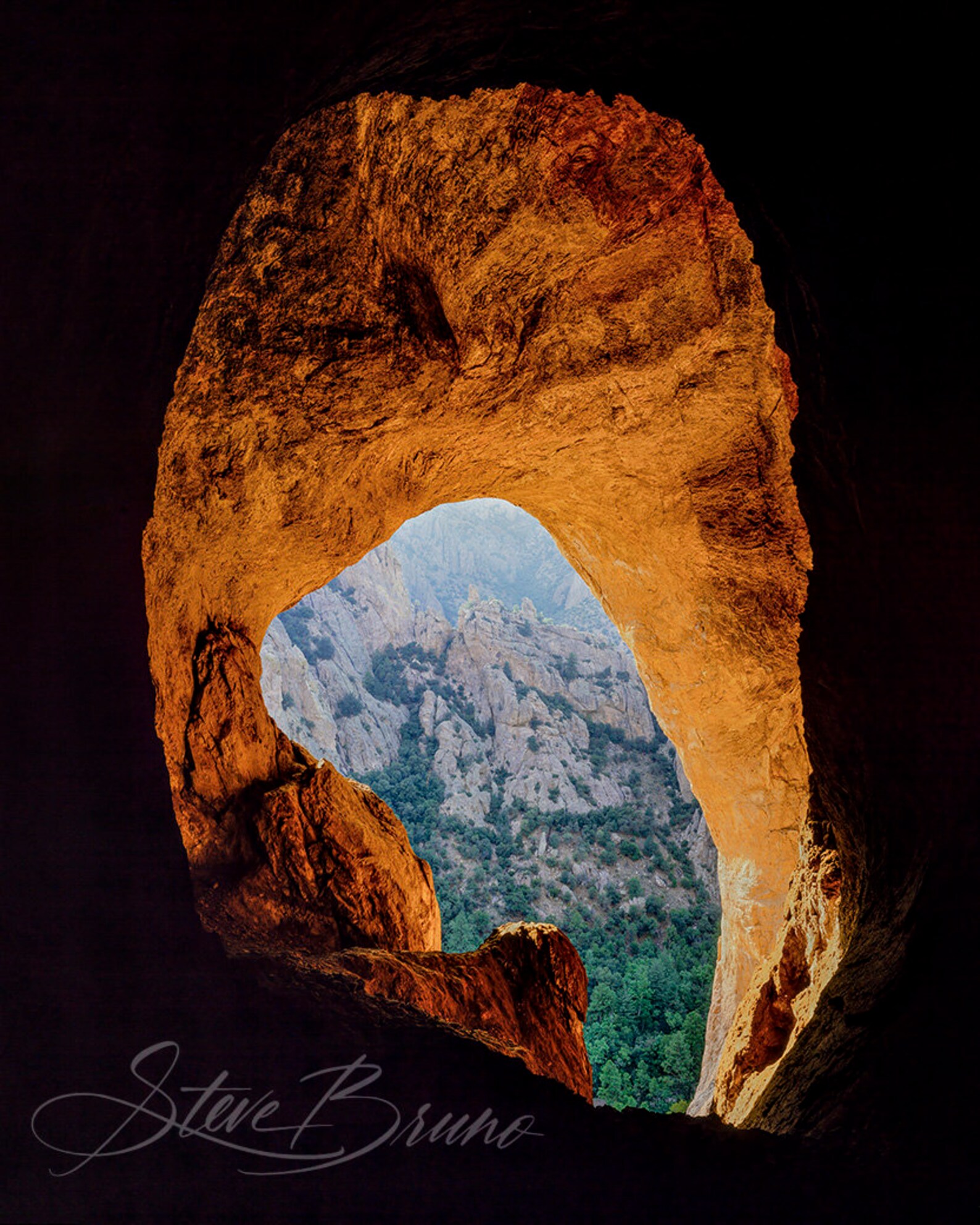 Cave Creek Canyon, Glowing Light, Caves, Grounding, Arizona Wall Art ...