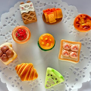 Miniature Food Fridge Magnet Set - Handmade Tiny Dollhouse Decor - Etsy