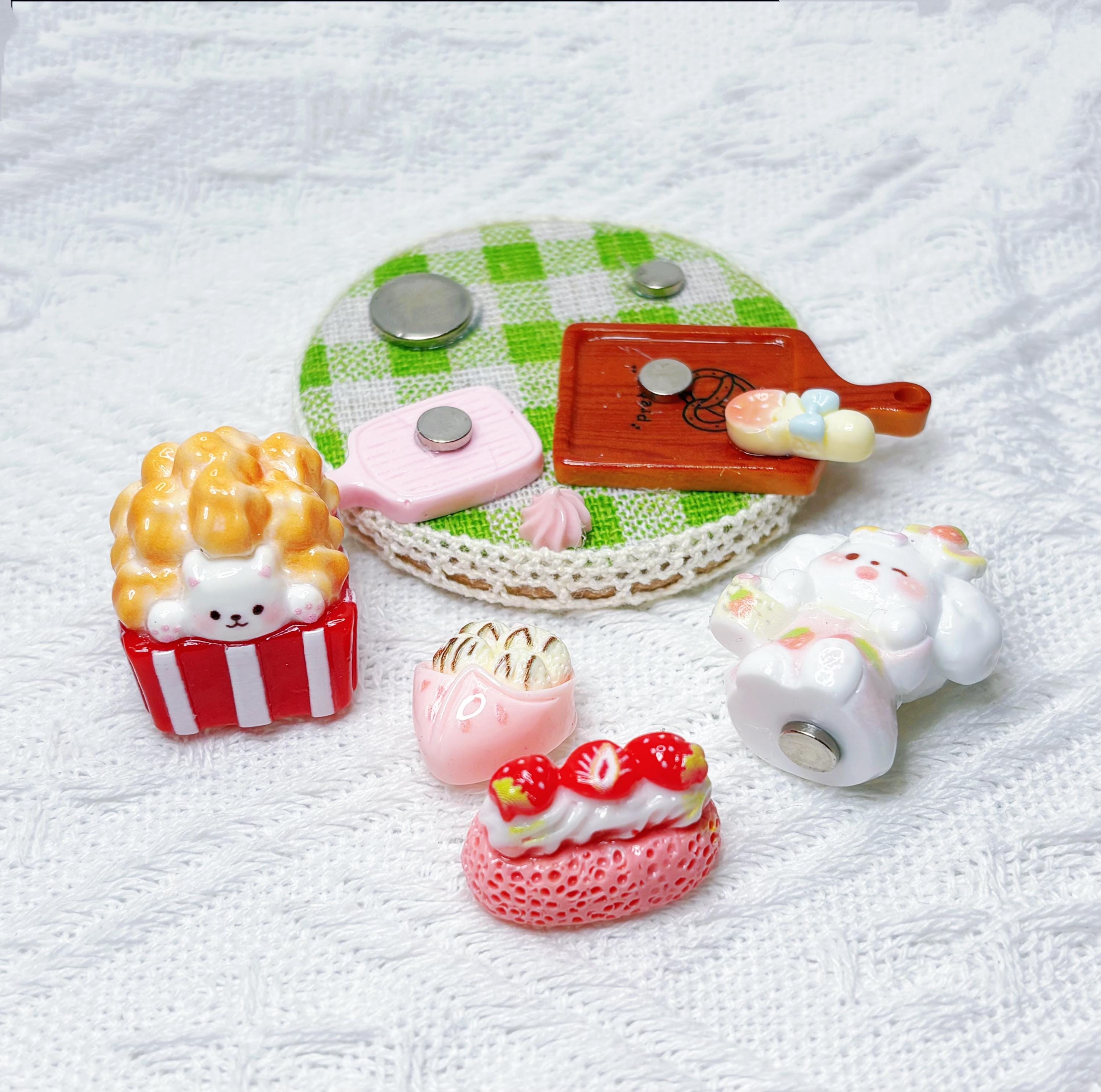 Miniature Resin Bread & Coffee Set: Handmade Dollhouse Bakery Figurines ...