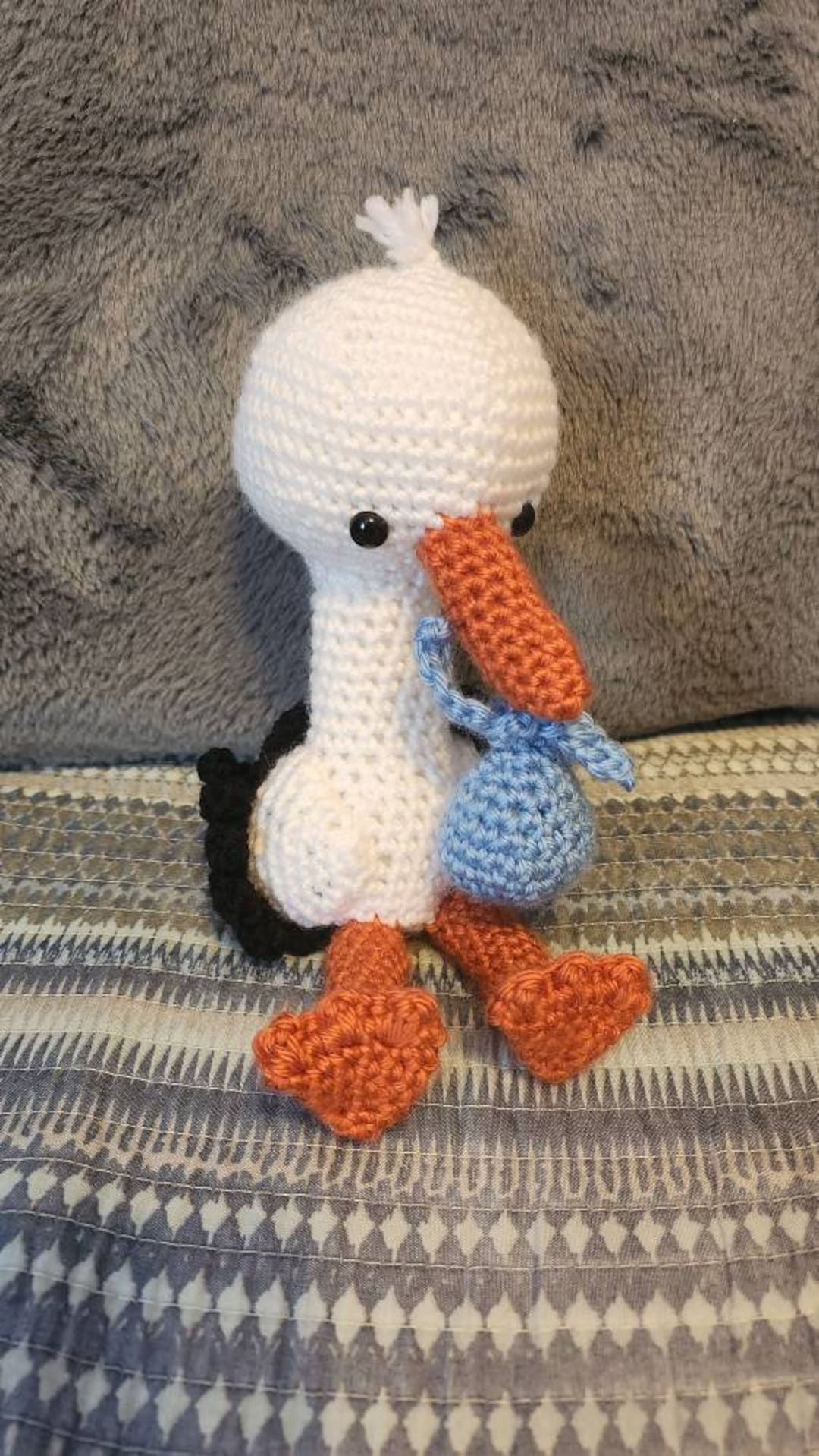 Made to Order Stuffed Stork - Etsy