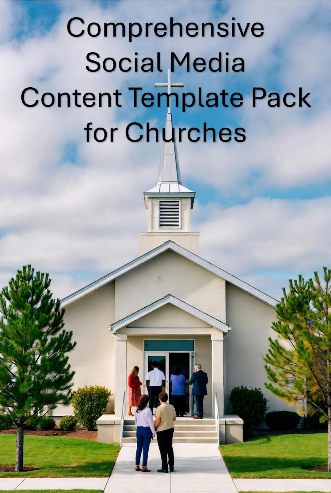 Church Social Media Templates - Content Pack for Instagram Sermon Posts ...