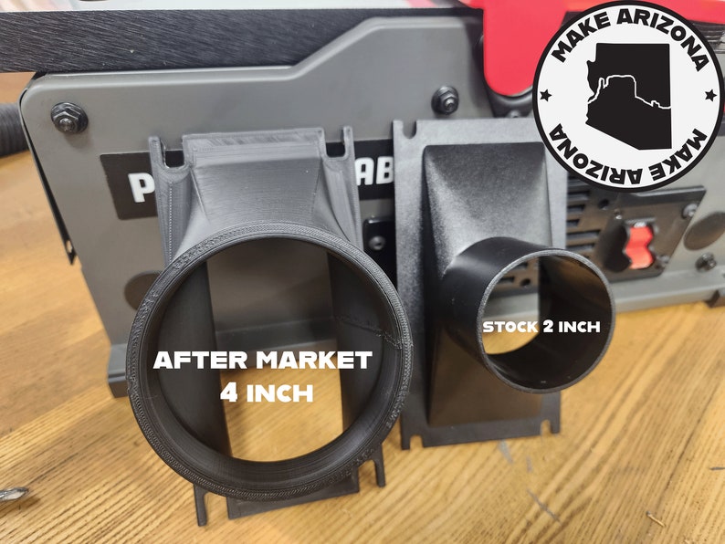 4” Dust Hose Adapter for 6 Inch Benchtop Jointers - Etsy