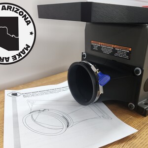 4” Dust Hose Adapter for 6 Inch Benchtop Jointers - Etsy